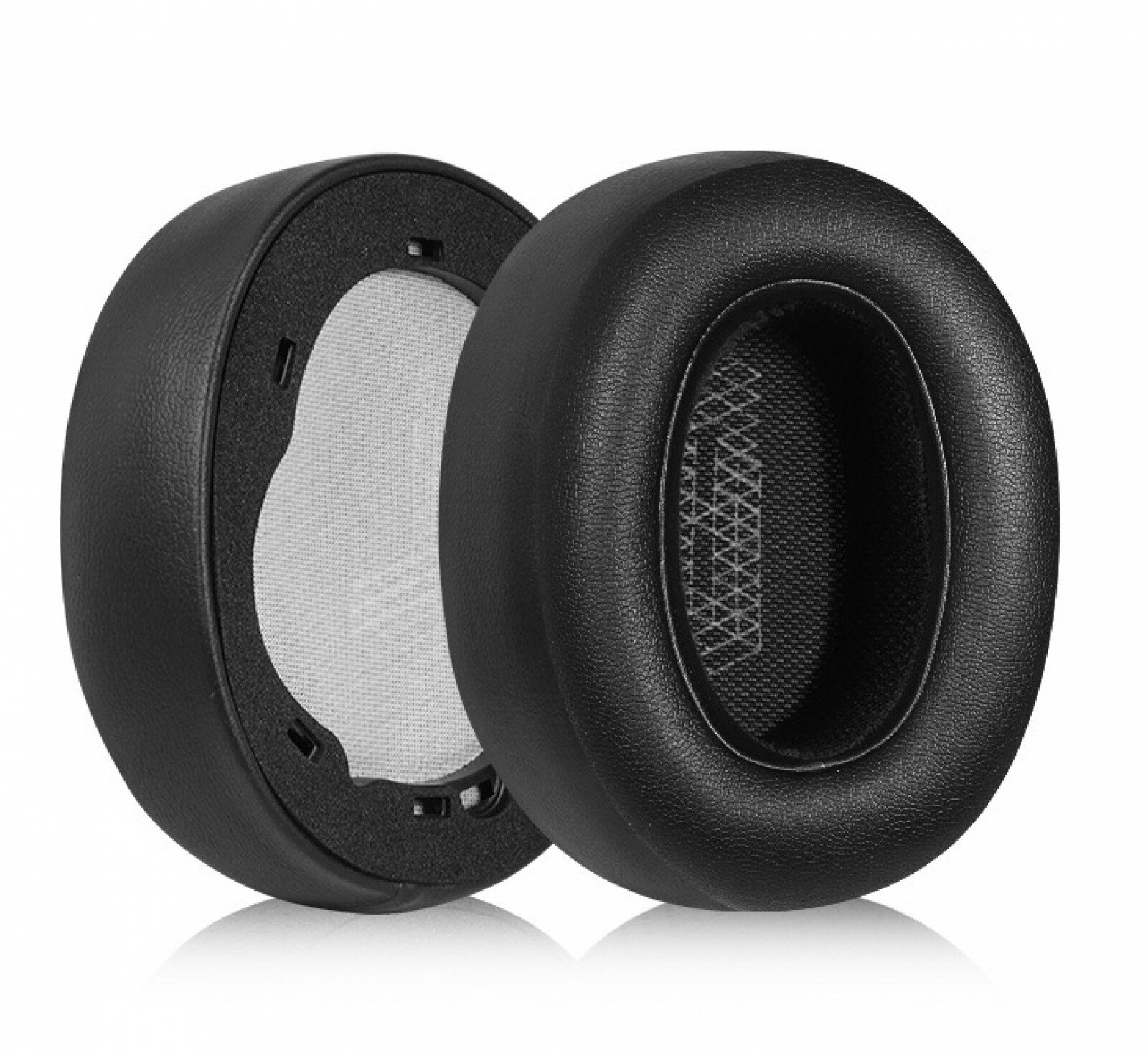 Амбушюры MyPads кожаные для наушников JBL Live 650BTNC, 660, E65BTNC черные