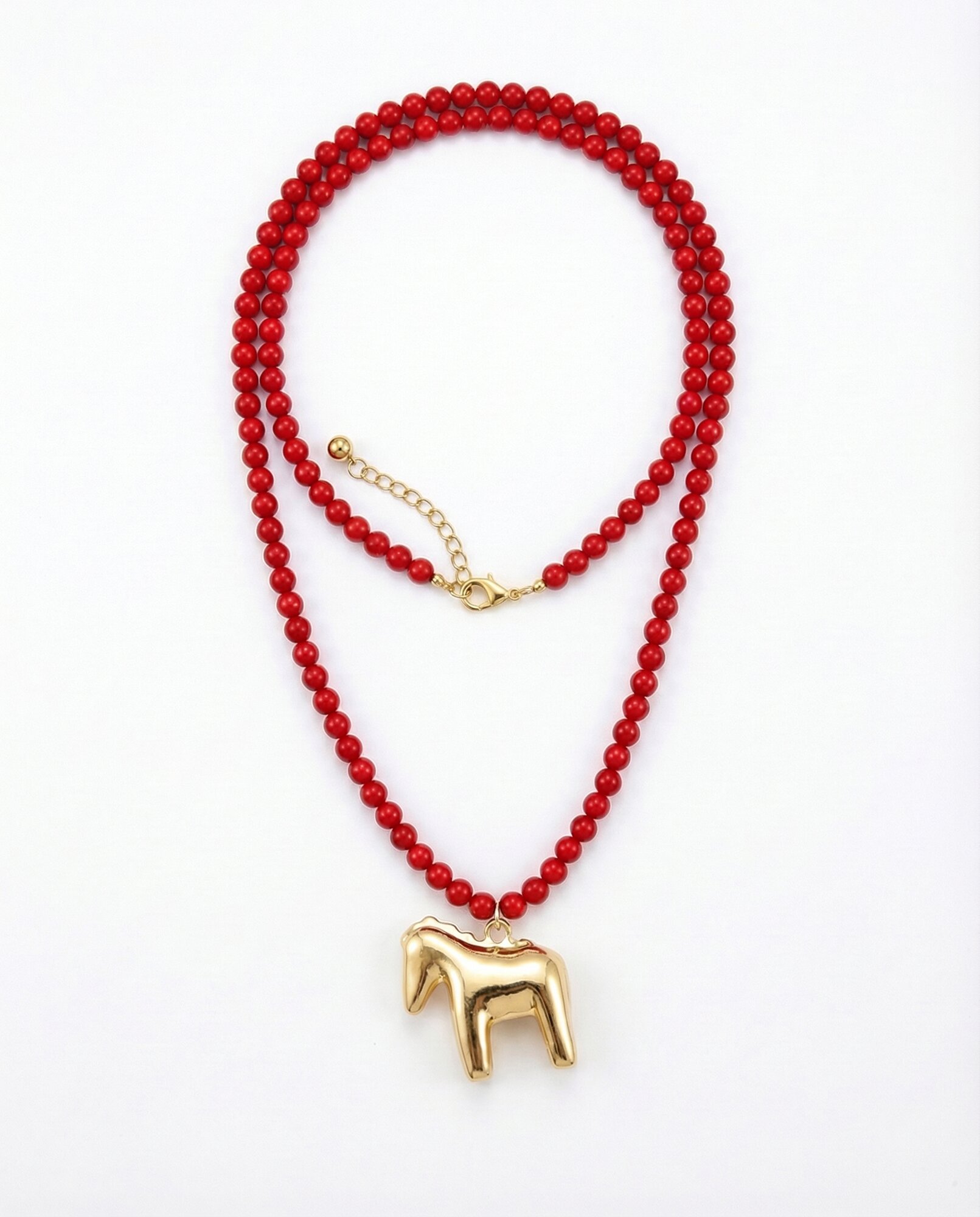 Колье, коралл