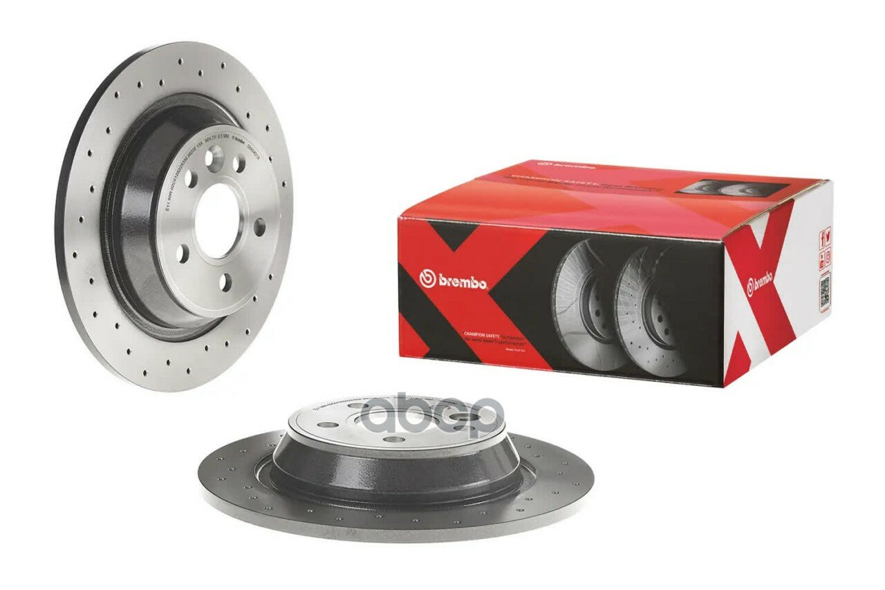 Диск тормозной задн. серии Brembo Xtra FORD FOCUS II (DA_ HCP DP) 07/04-09/13 / FORD GALAXY (WA6) Brembo арт. 08. a540.1x