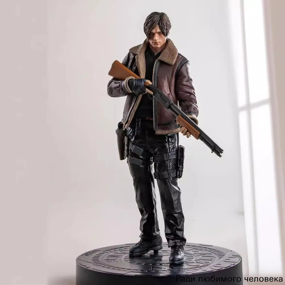 Фигурка Leon S. Kennedy из Resident Evil, коллекционная модель, ПВХ, высота 30 см, для мальчиков — фото 1
