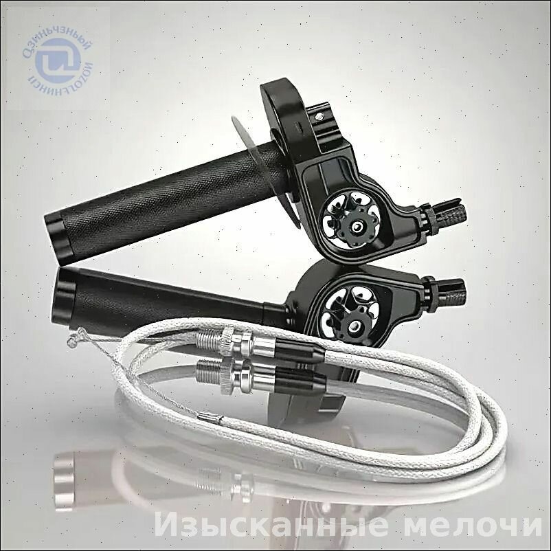 Светодиодные фара на мотоцикл на дуги комплект ближнего света с СТГ и кнопка управления