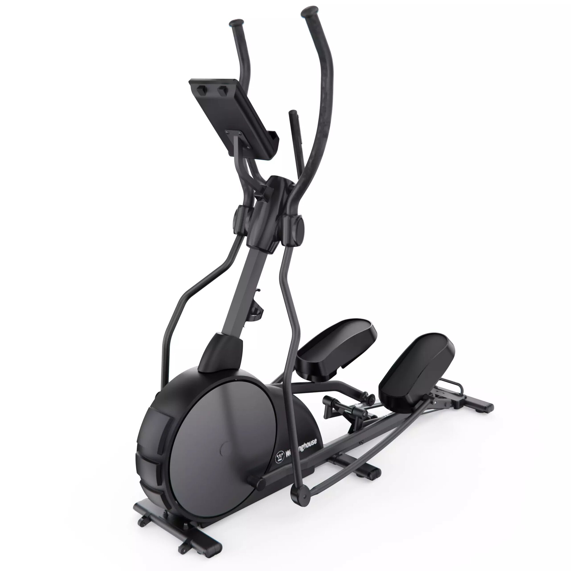 Электромагнитный эллиптический тренажёр DFC Westinghouse 13Y, черный, с изменяемым углом наклона