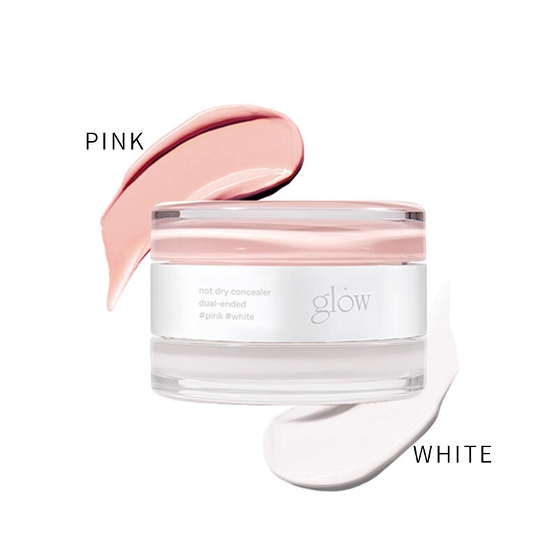 Двухцветный консилер для лица GLOW not dry concealer 10g - Pink + White