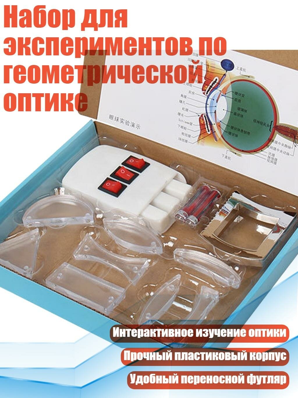 Набор для экспериментов по геометрической оптике
