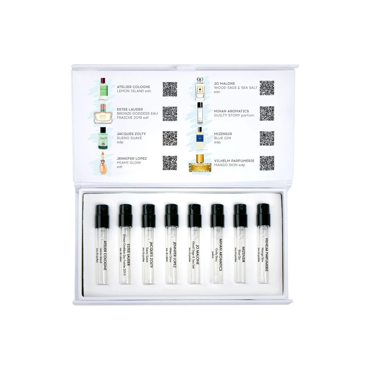 Набор парфюмерии Aroma Box "Ручная кладь", 8 ароматов, 1.5 мл