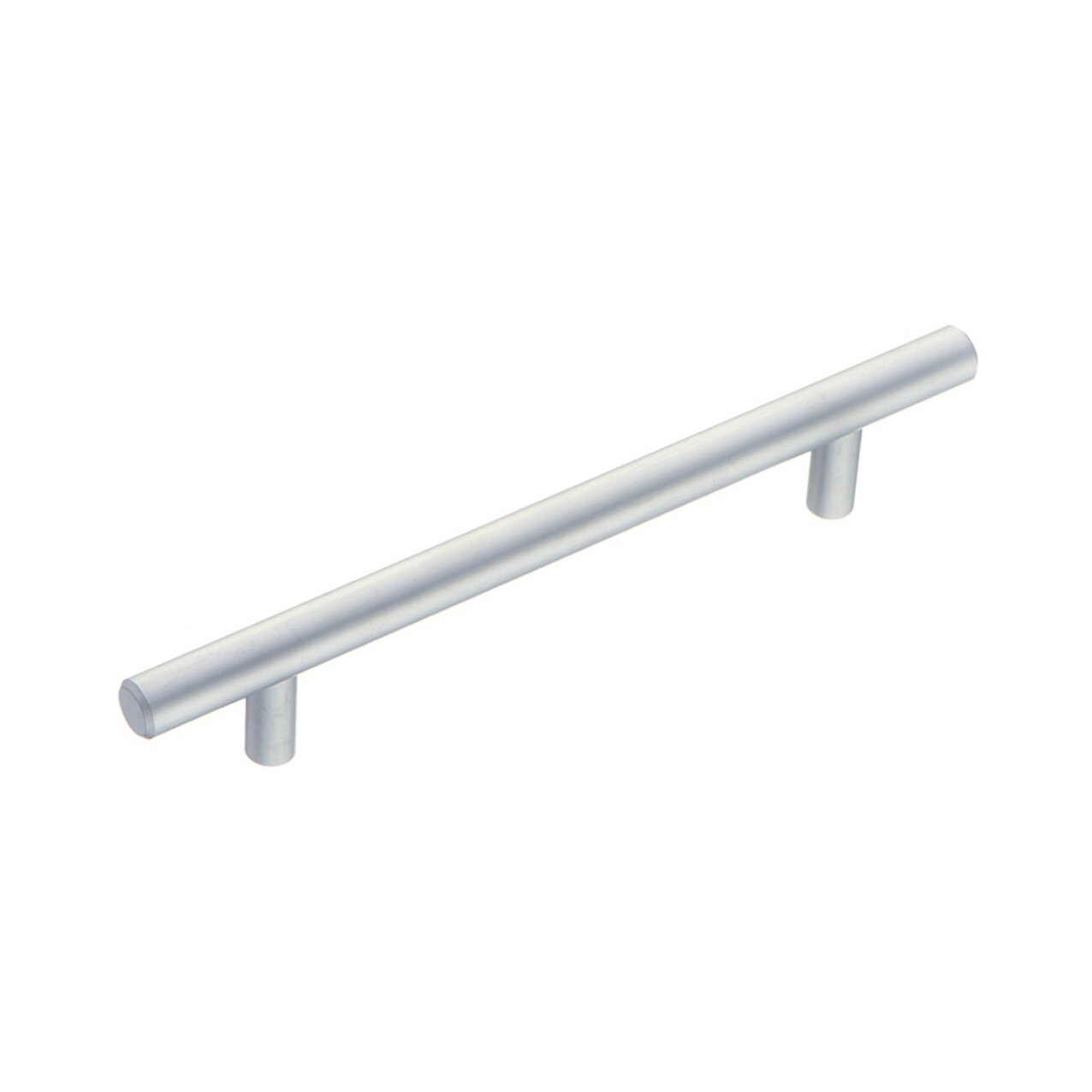 Ручка рейлинг EVA TUBE-12 матовый алюминий 160 мм — мебельная фурнитура, покрытие SC