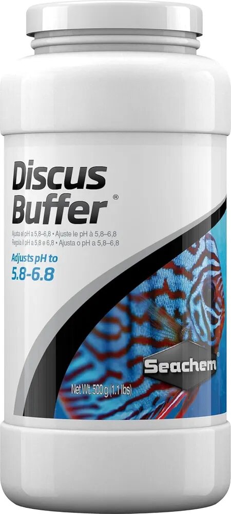 Seachem Discus Buffer - Средство для воды в аквариуме для регулировки pH 500 мл