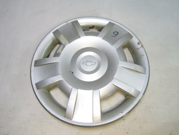 Колпак колесного диска Шевроле Авео Т200 R14 96452296 - Крест - царапины и сколы - СК-N-9