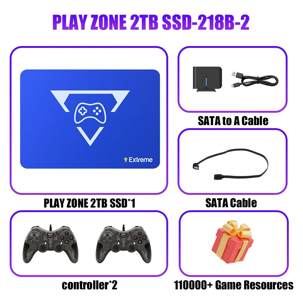 Play Zone 2TB Игровая консоль Play Zone 2TB-218B-2