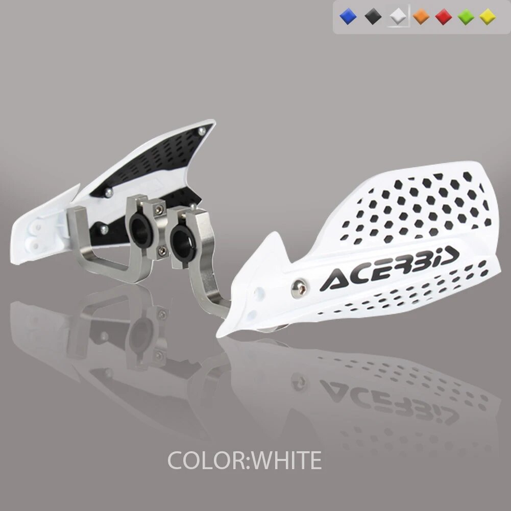 Защита рук для мотоцикла ACE33i, Белый, 22/28mm