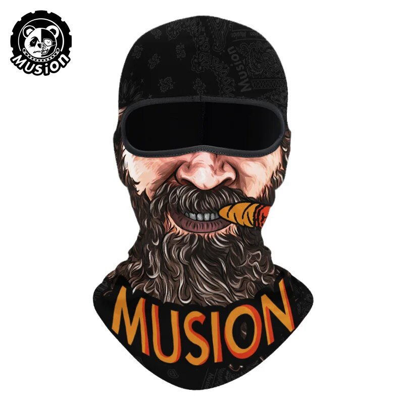 Балаклава Musion Gangster с бородой и очками