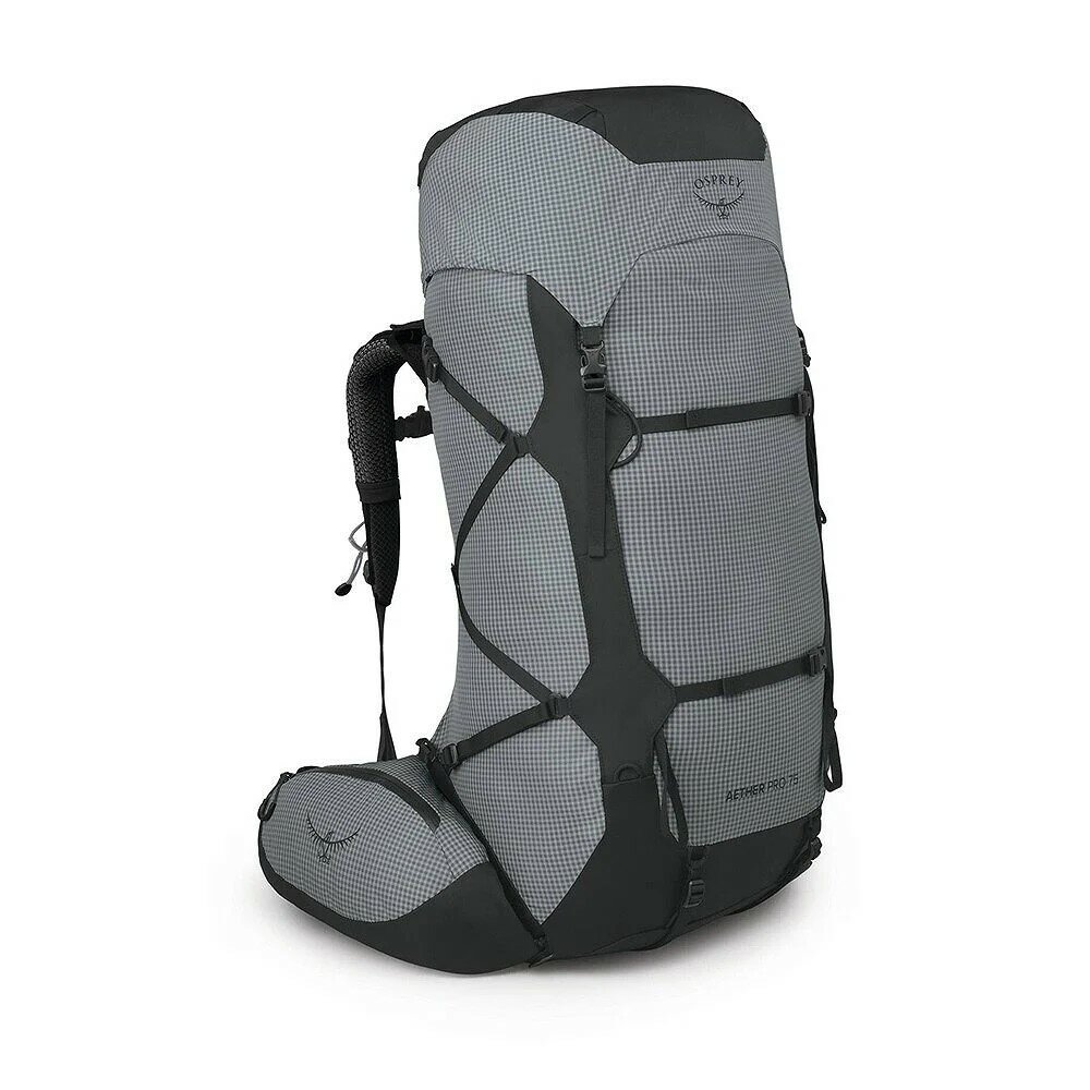 Рюкзак Osprey Aether Pro 75 (L/XL, Silver Lining) экспедиционный, серый, объём - 78 литров