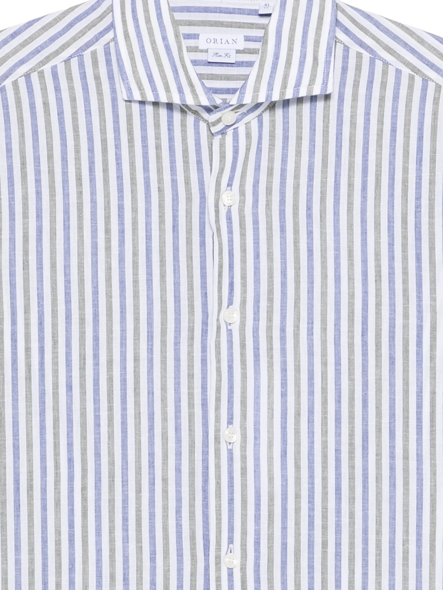 Рубашка Orian Striped shirt, размер 2XL, бежевый/белый — фото 1