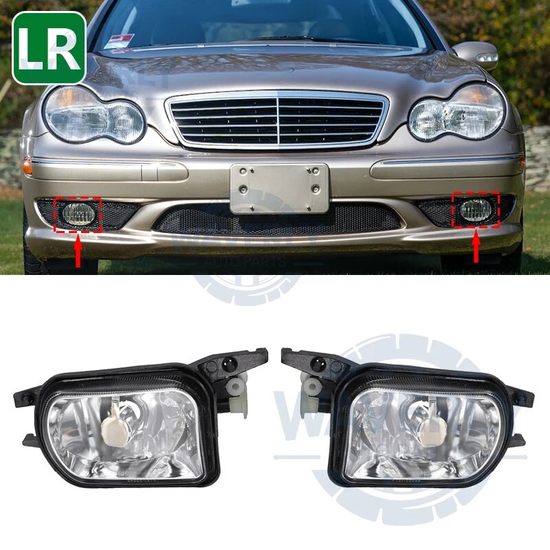 Противотуманная фара Mercedes W203/W209/W215/R171/R230 Left and Right
