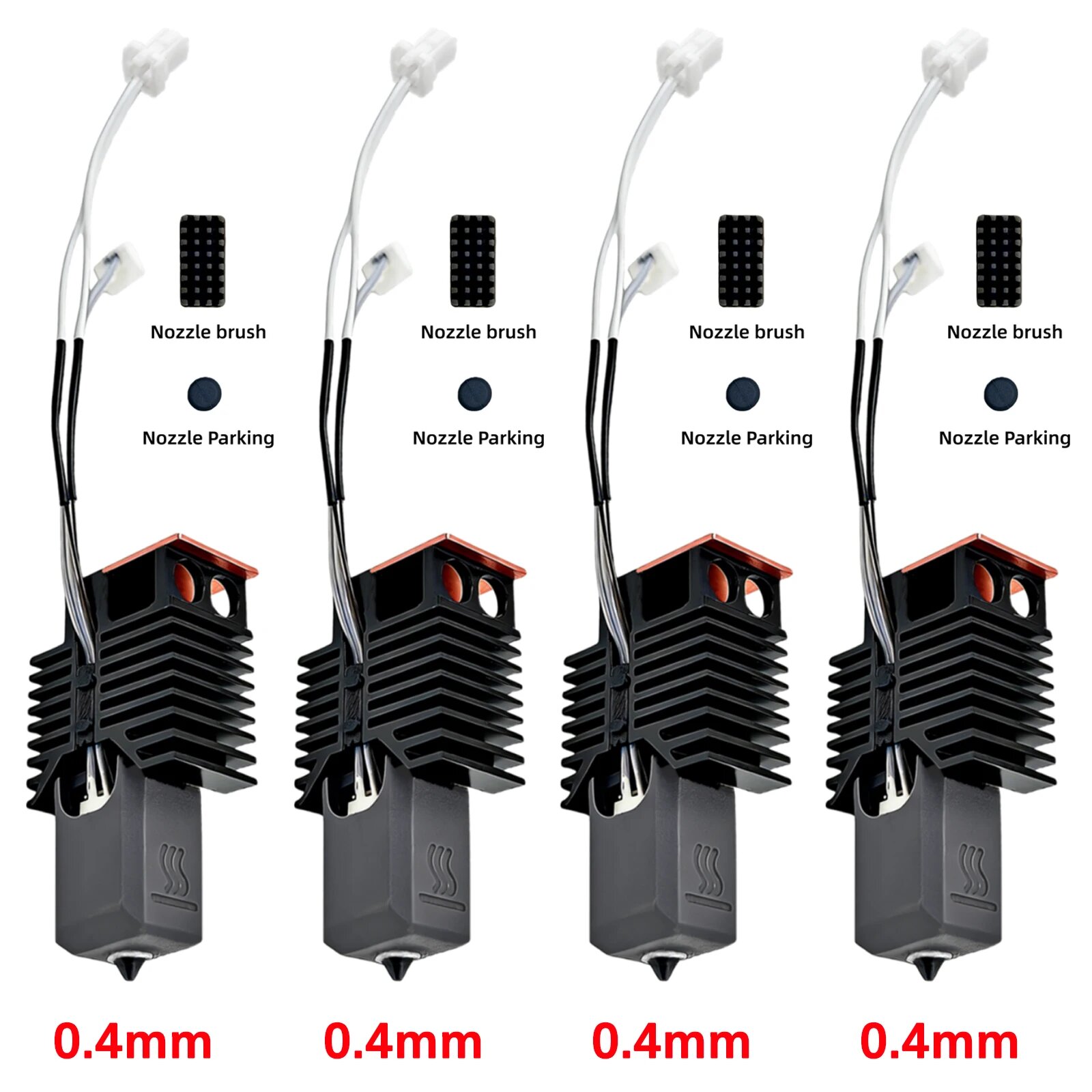 Горячий конец Snapmaker U1 24В 48Вт, 0.4mm, 4PC