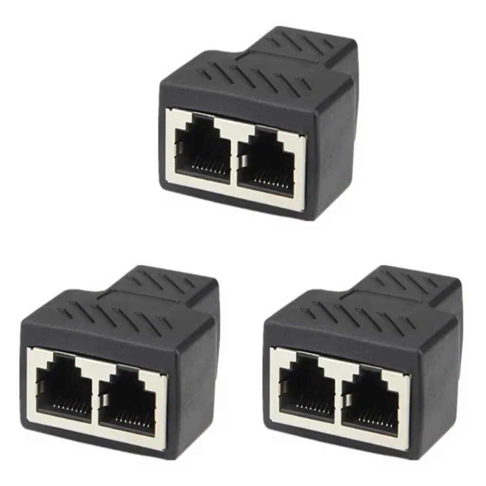 Разветвитель RJ45 CAT6, 3 шт