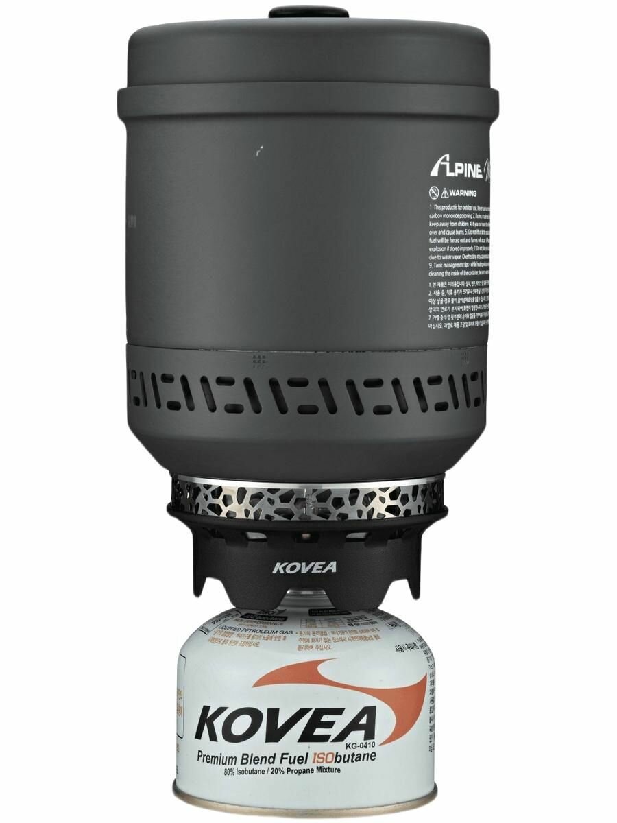 Газовая горелка Kovea Alpine Master KGB-1701, серебристый, пьезоподжига нет