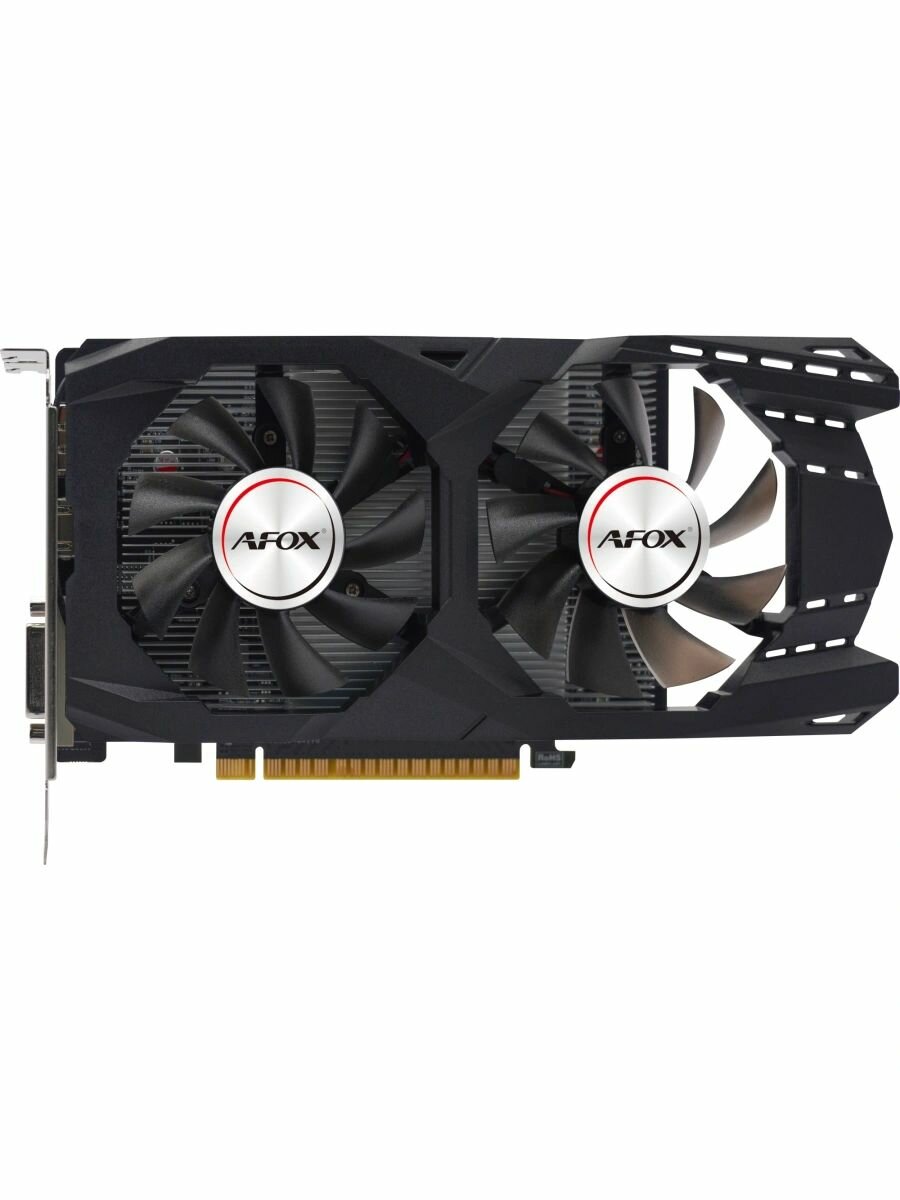 Видеокарта Afox PCI-E 3.0 AF1050TI-4096D5H7-V9 NV GTX1050TI 4Gb 128bit GDDR5 1291/7000 DVIx1/HDMIx1/DPx1/HDCP Ret