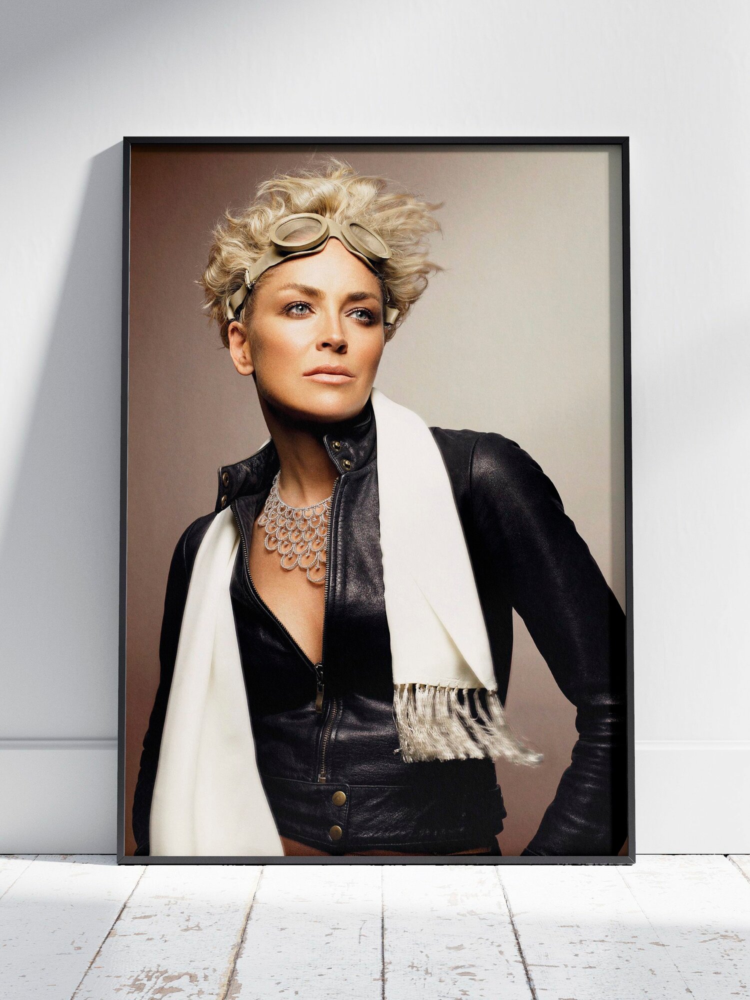 Плакат на стену для интерьера Шэрон Стоун (Sharon Stone 12) - Постер по актеру фильма, кино, сериала формата A4 (21x30 см)