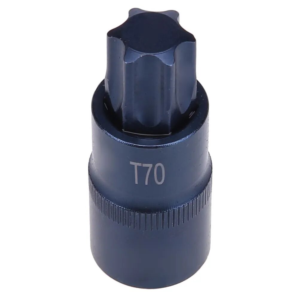 Торцевой ключ-переходник Torx T70 с квадратным хвостовиком 1/2 дюйма и длиной 55 мм
