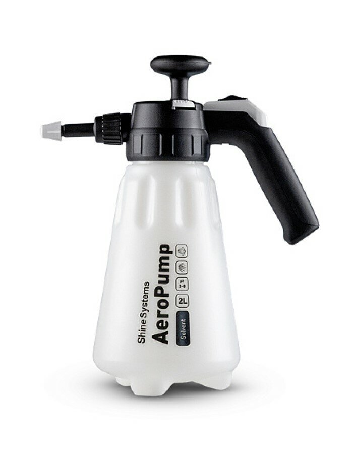 Shine Systems AeroPump Solvent - пенно-эмульсионный помповый распылитель для растворителей, 2л