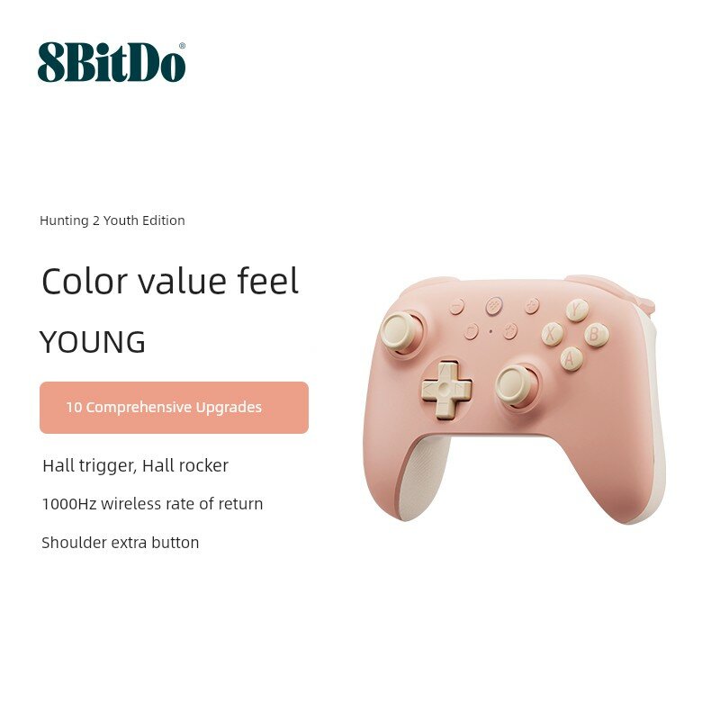 Проводной контроллер 8BitDo Orion Youth Edition, беспроводной игровой контроллер 2.4G для ПК, Steam, Raspberry Pi,