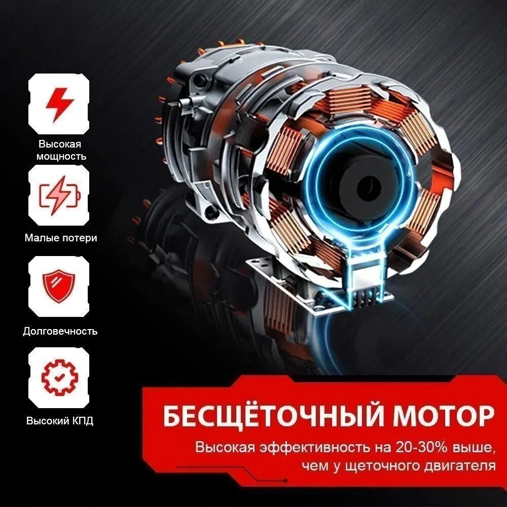 Минимойка Okalee, Бесщеточный двигатель, 200 Бар, 3800 Вт, 6 в 1, для авто — фото 1