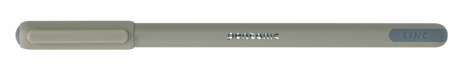 Ручка шариковая Linc PENTONIC FROST черная 0,7 мм, серый круглый корпус 1 шт