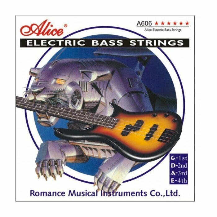 Струны для бас-гитары A606 M ALICE