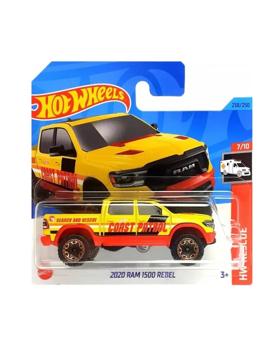 Машинка коллекционная 2020 Ram 1500 Rebel Treasure Hunt (TH)