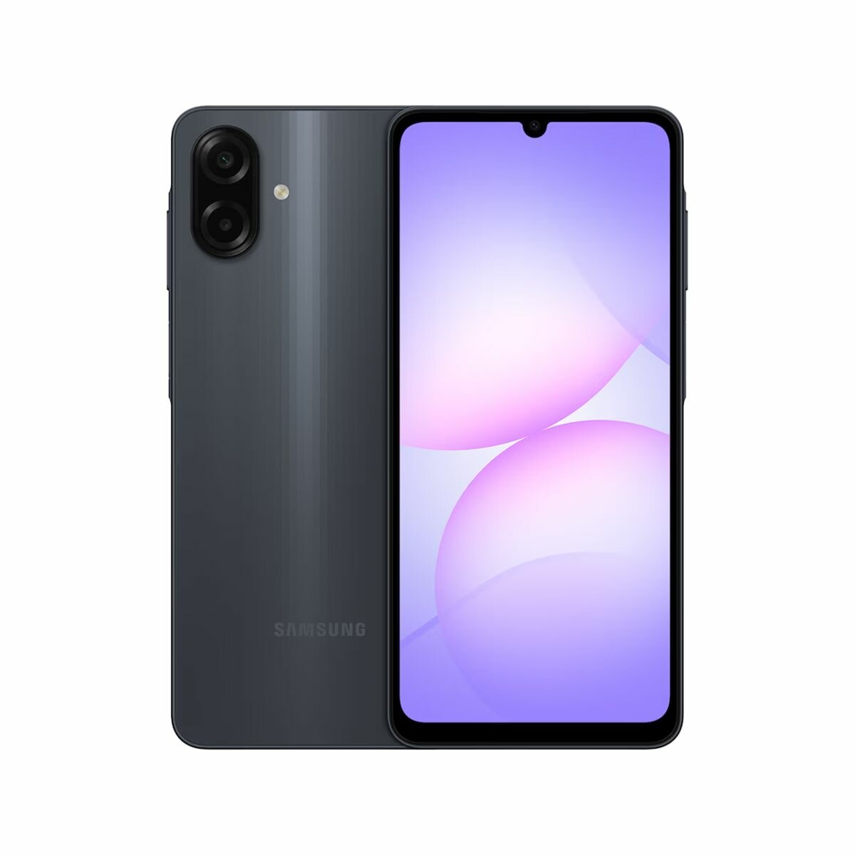 Смартфон Samsung Galaxy A07, 4/64 ГБ, черный (SM-A075FZKDCAU)