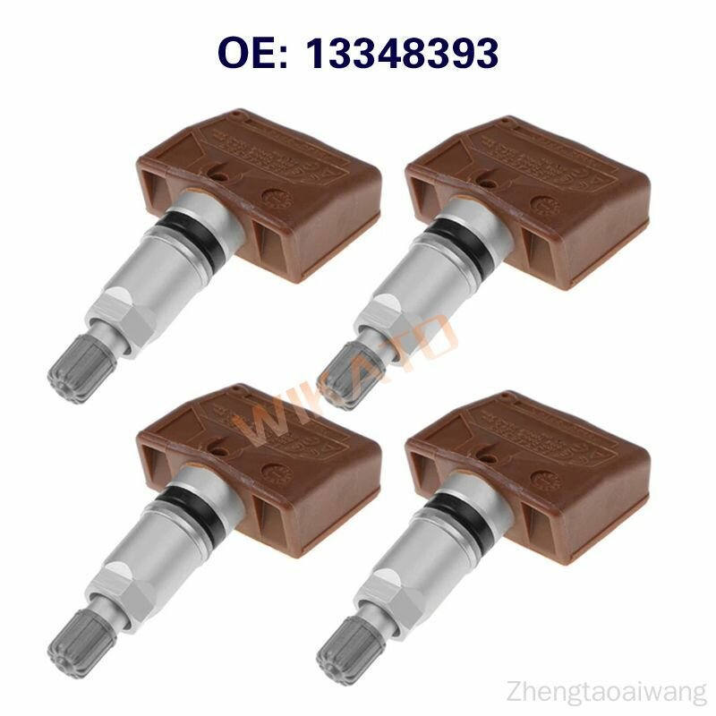 Датчик давления в шинах 4 шт для Opel Astra Zafira Cascada Ampera Chevrolet Volt Saab TPMS 433 МГц 13348393.