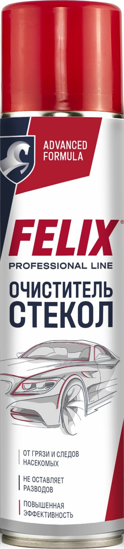 Очиститель стекол (спрей) (Felix) 400мл