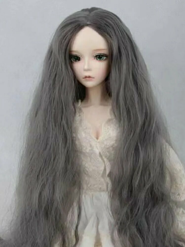 Парик для кукол BJD 1/6 30 см сменные волосы для шарнирных кукол окружность головы 15-17 см