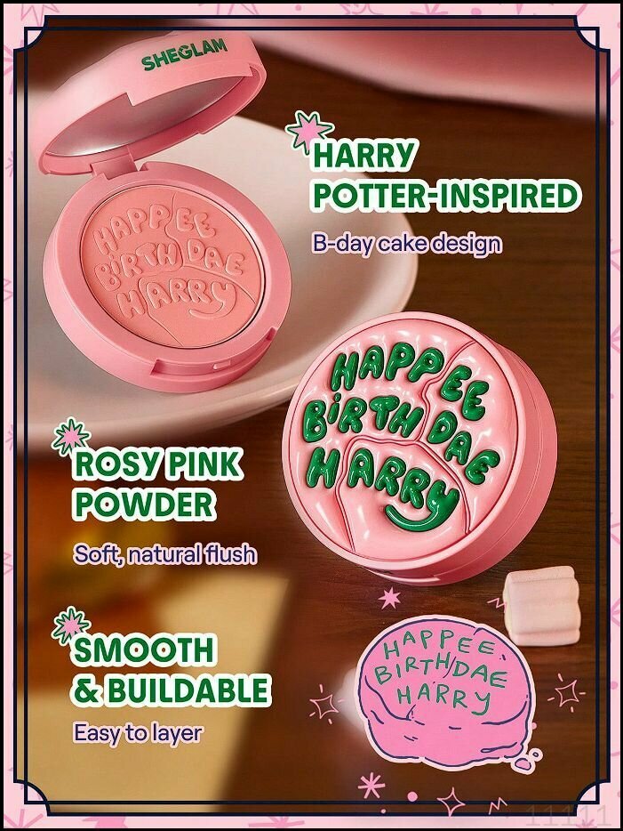 Популярные румяна Happee Birthdae Harry от SHEGLAM, коллекция Harry Potter