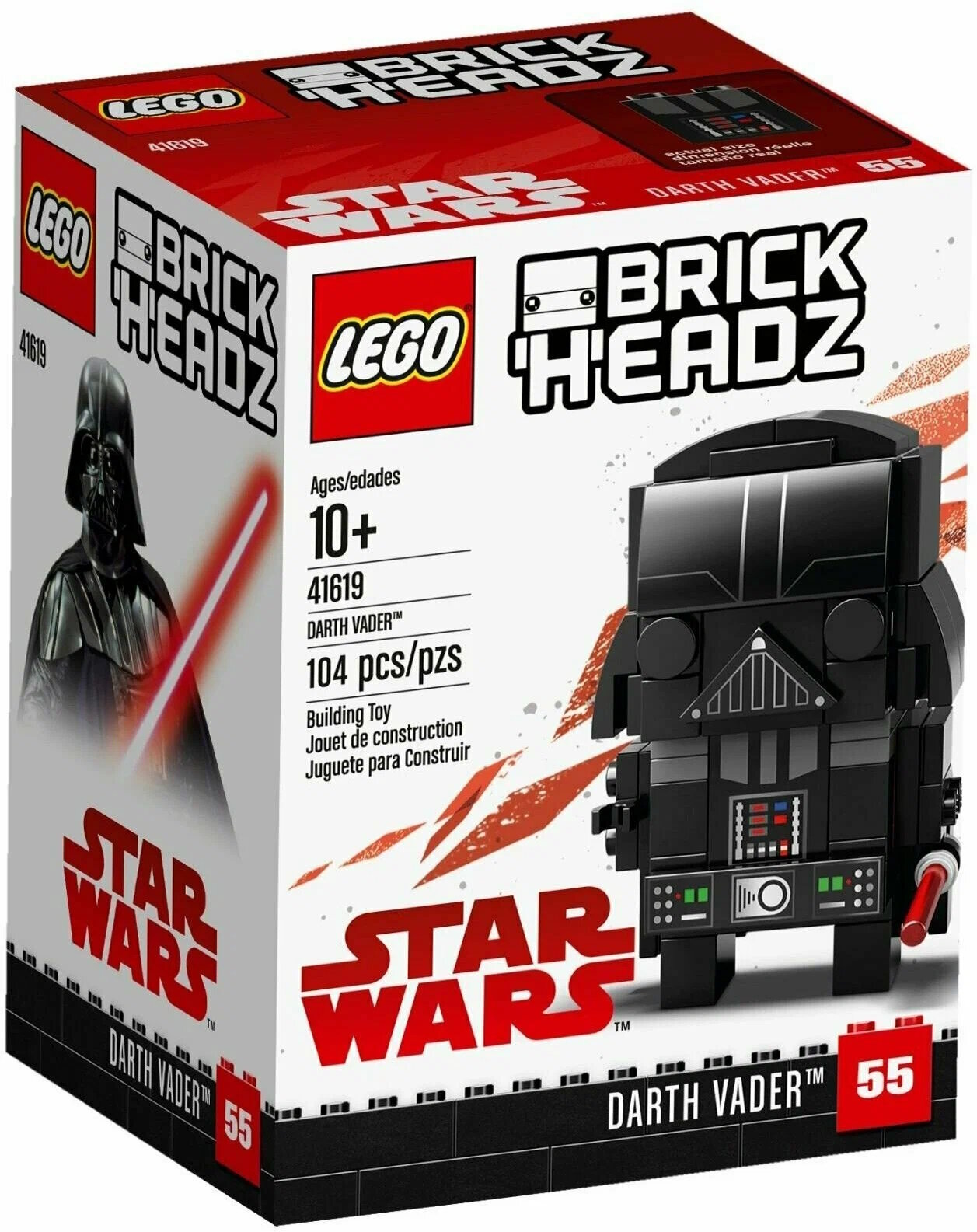 Конструктор LEGO BrickHeadz Дарт Вейдер Арт. 41619, 127 дет.