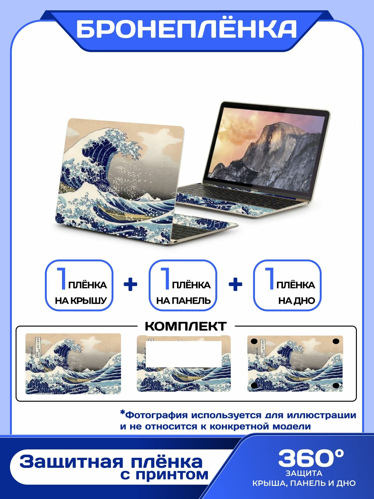 Виниловая наклейка для MacBook Air 15 (2025, M4) A3241