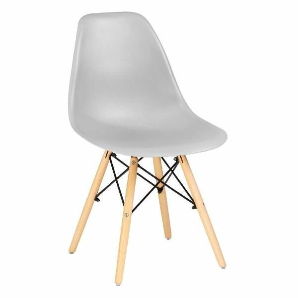 Стул обеденный DOBRIN DSW LMZL-PP638 светлый бук/светло-серый