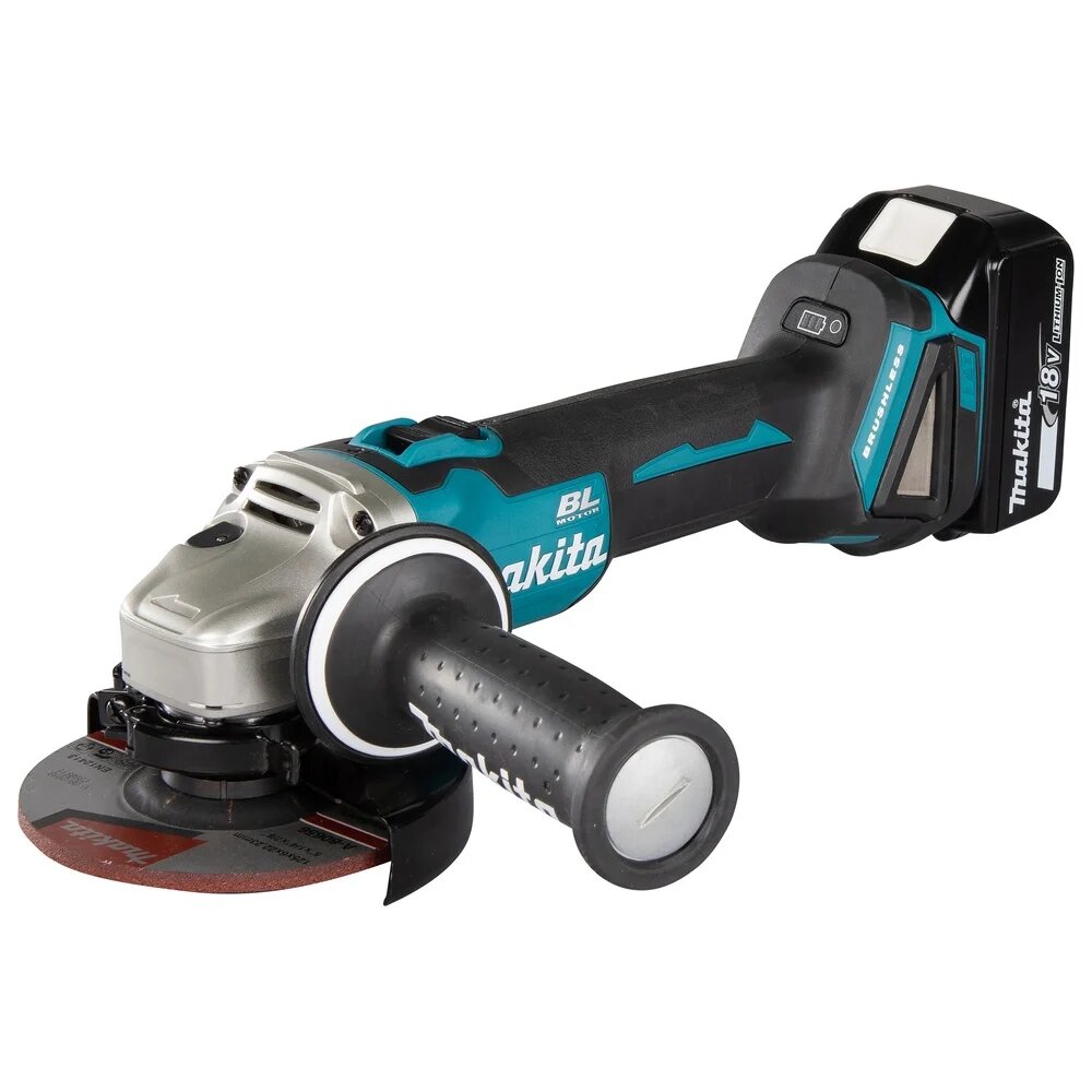 Шлифовальная угловая аккумуляторная машина Makita LXT 18В DGA504RT