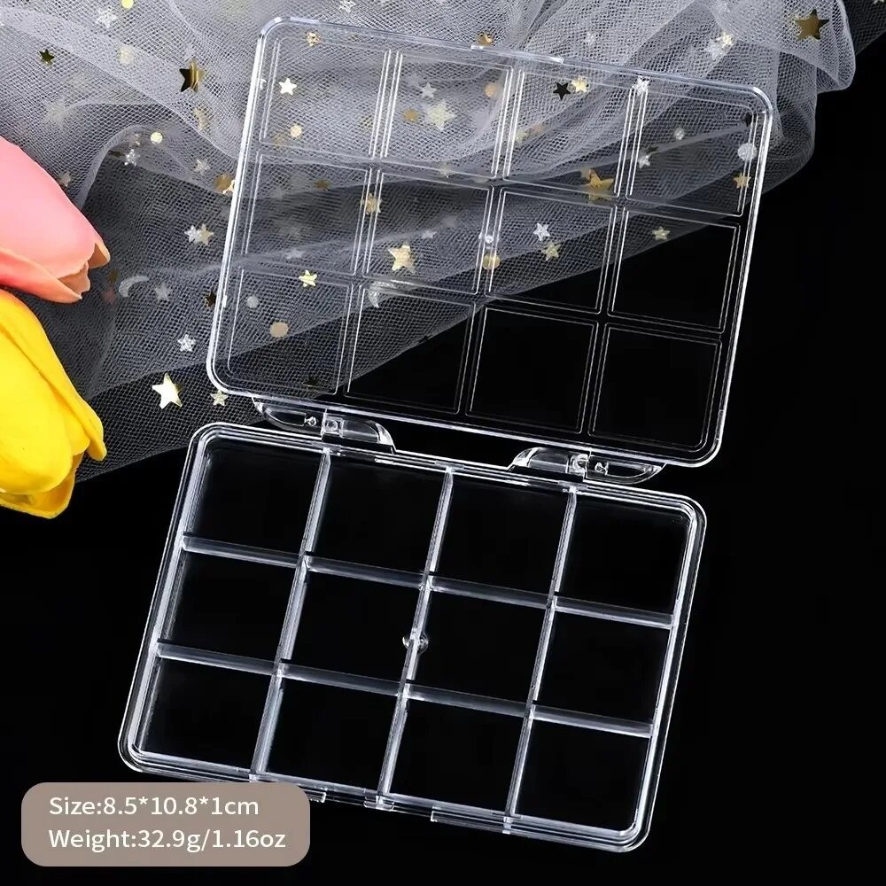 Прозрачный контейнер для нейл-арта 12Grids