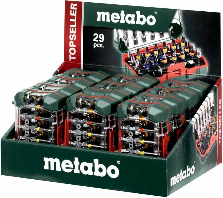 Набор бит Metabo 626710000 универсал. (29 предмета) для шуруповертов