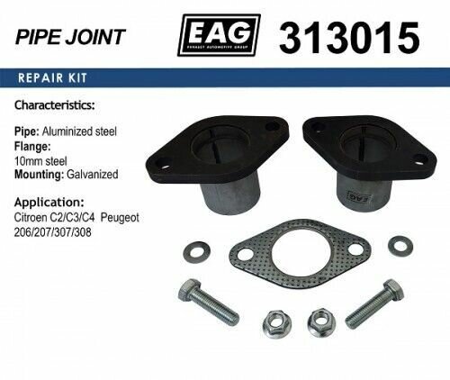 Фланцевое соединение Citroen C2/C3/C4 Peugeot 206/207/307/308