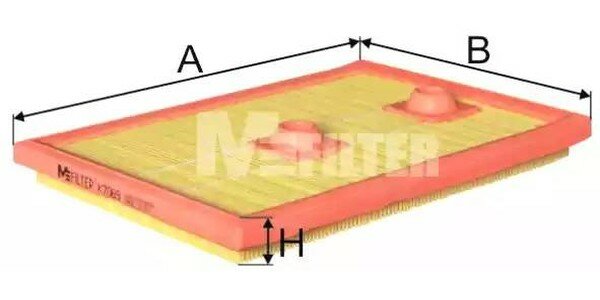 Воздушный фильтр MFILTER NL6UJ K 7069 2KQP Z 3131639