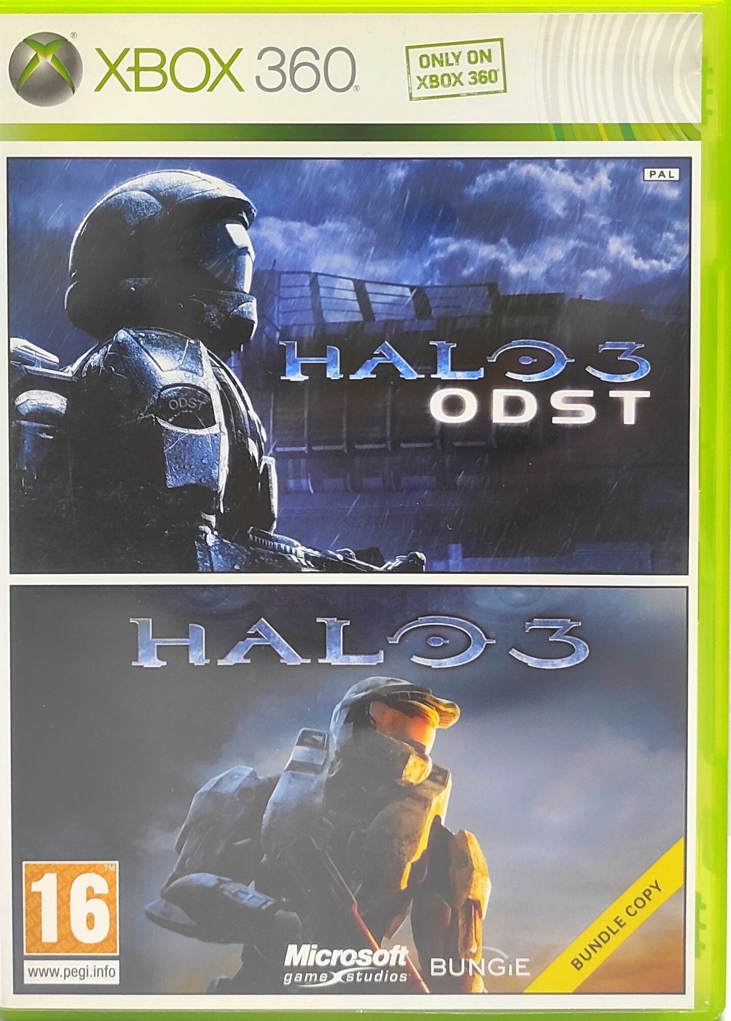 Halo 3 and Halo 3 ODST Английский язык Видеоигра на диске Xbox 360. Товар уцененный