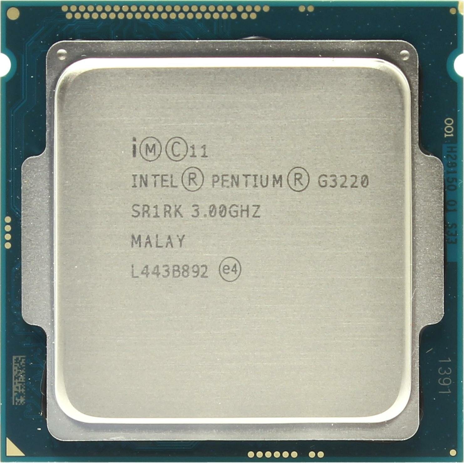 Процессор Intel Pentium G3220 3.0 GHz/2core/SVGA HD Graphics/0.5+3Mb/54W/5 GT/s LGA1150