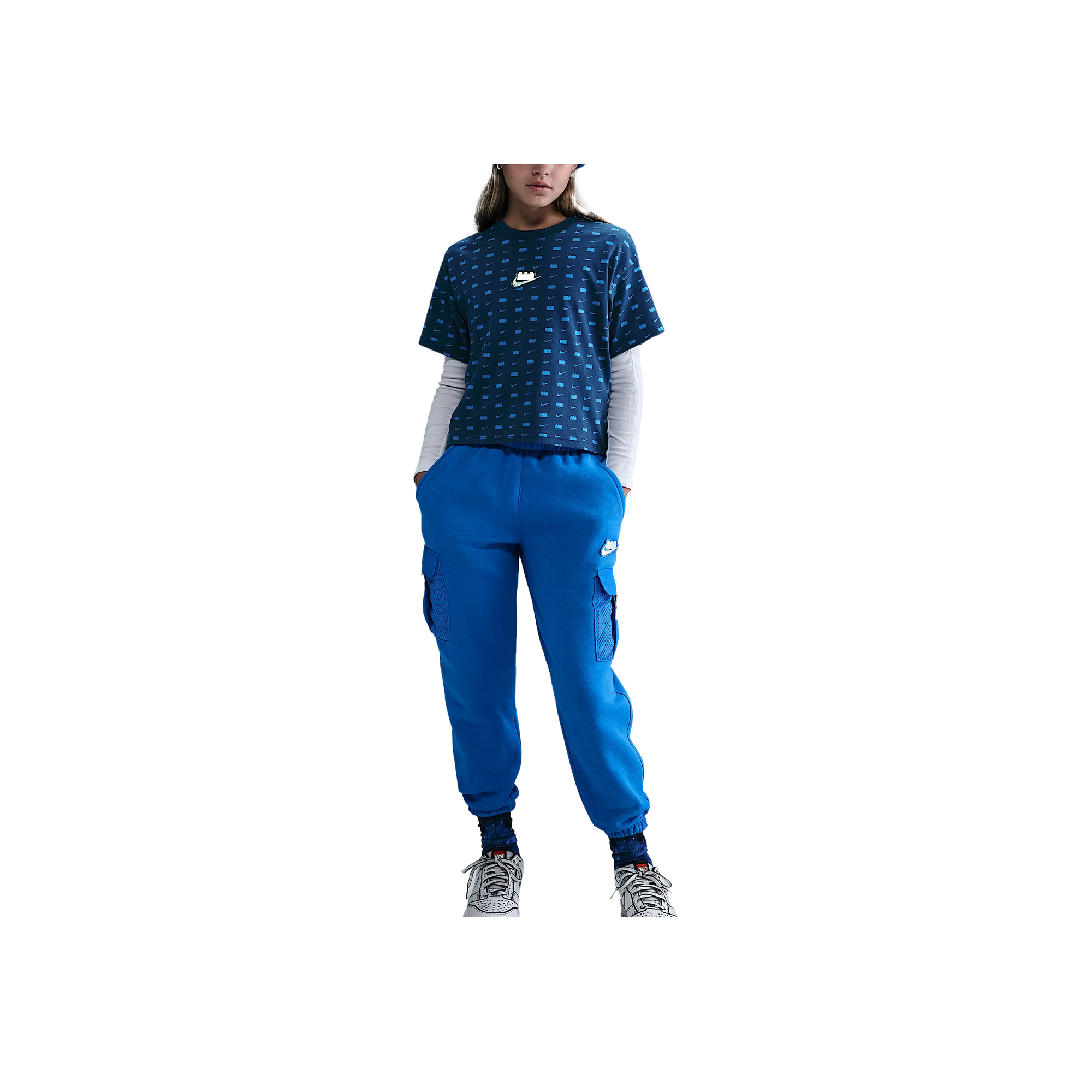 Майка NIKE, размер XS, синий — фото 1