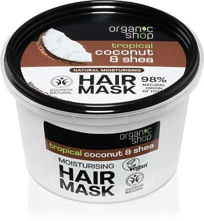 Маска для волос Organic Shop Natural Coconut & Shea, 250 мл