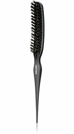 Расческа Notino Hair Collection Brush for hair volume with boar bristles, черная, 1 шт