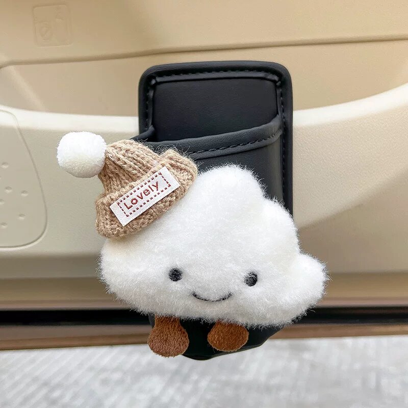Автомобильный держатель для стаканов с шляпой и облаком черного цвета для хранения напитков в авто