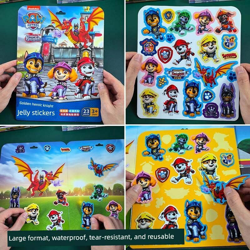 Книга с желе-наклейками PAW Patrol для творческой игры детей